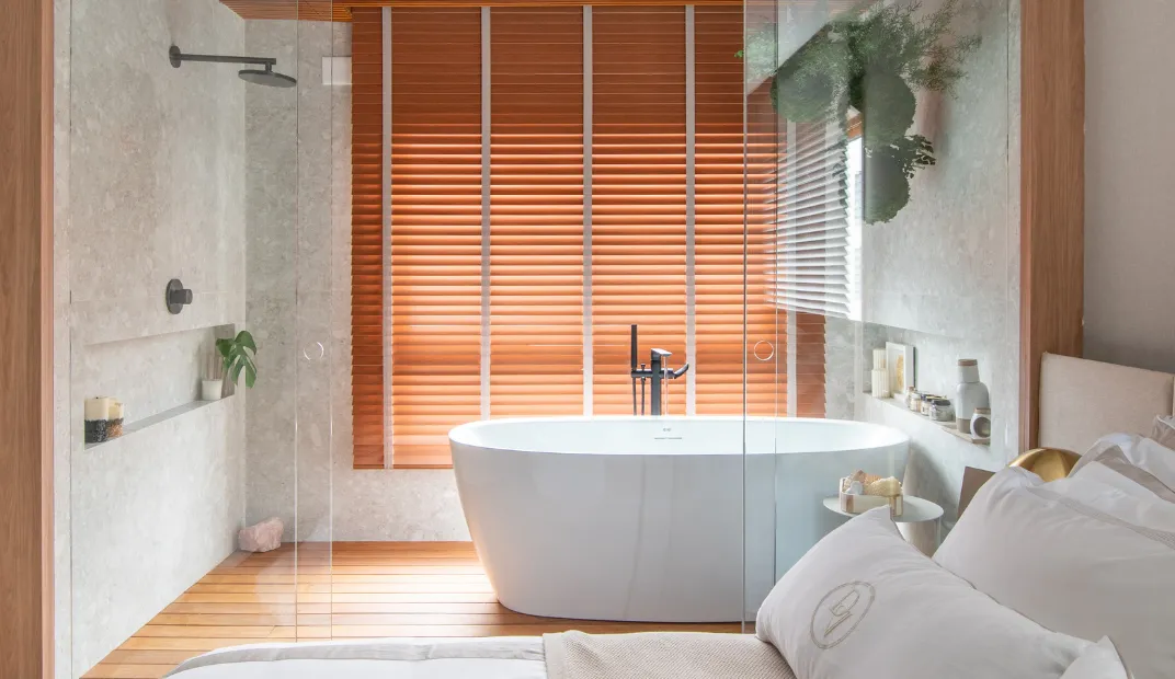 Quarto com Banheira de Jatos - Dudi Duarte - Doka Bath Works